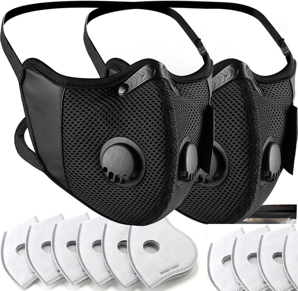 Dust Mask, Reusable Breathable Comfortable Sport Safety Work Mask with ...